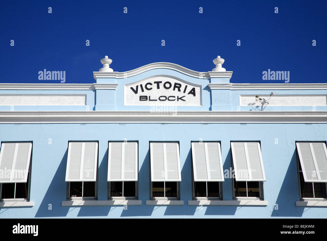 Typical architecture, Hamilton, Bermuda, Atlantic Ocean, Central ...