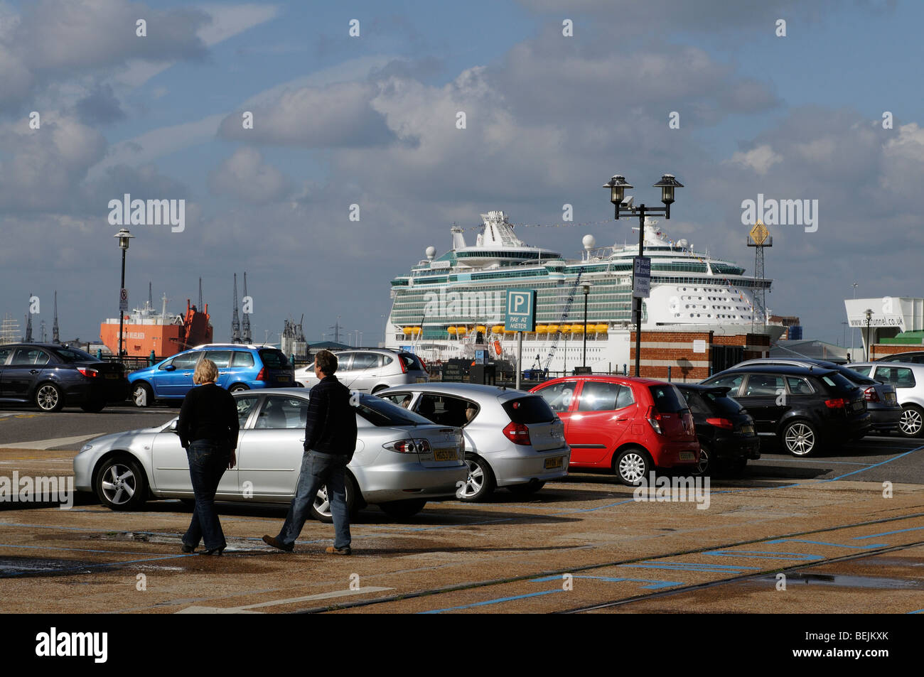 Town Quay Southampton waterfront and port southern England UK Stock ...