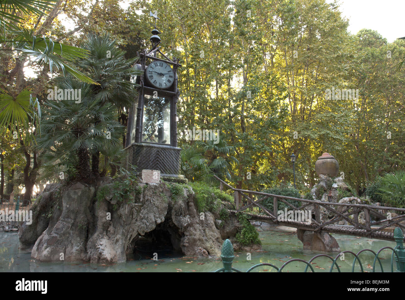Rome, Italy. Orologio ad acqua (Water clock) or Idrocronometro ...
