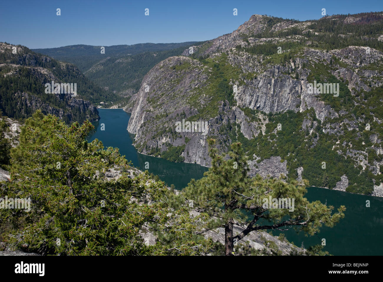 Above Donnell lake from Sonora Pass, Tuolumne County, California. It ...