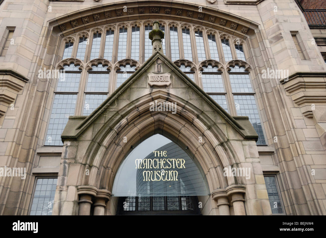 The Manchester Museum in Oxford Road, Manchester, England, UK Stock ...