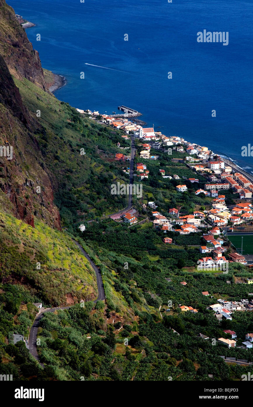 town of Paul do Mar in Madeira island, Portugal Stock Photo - Alamy