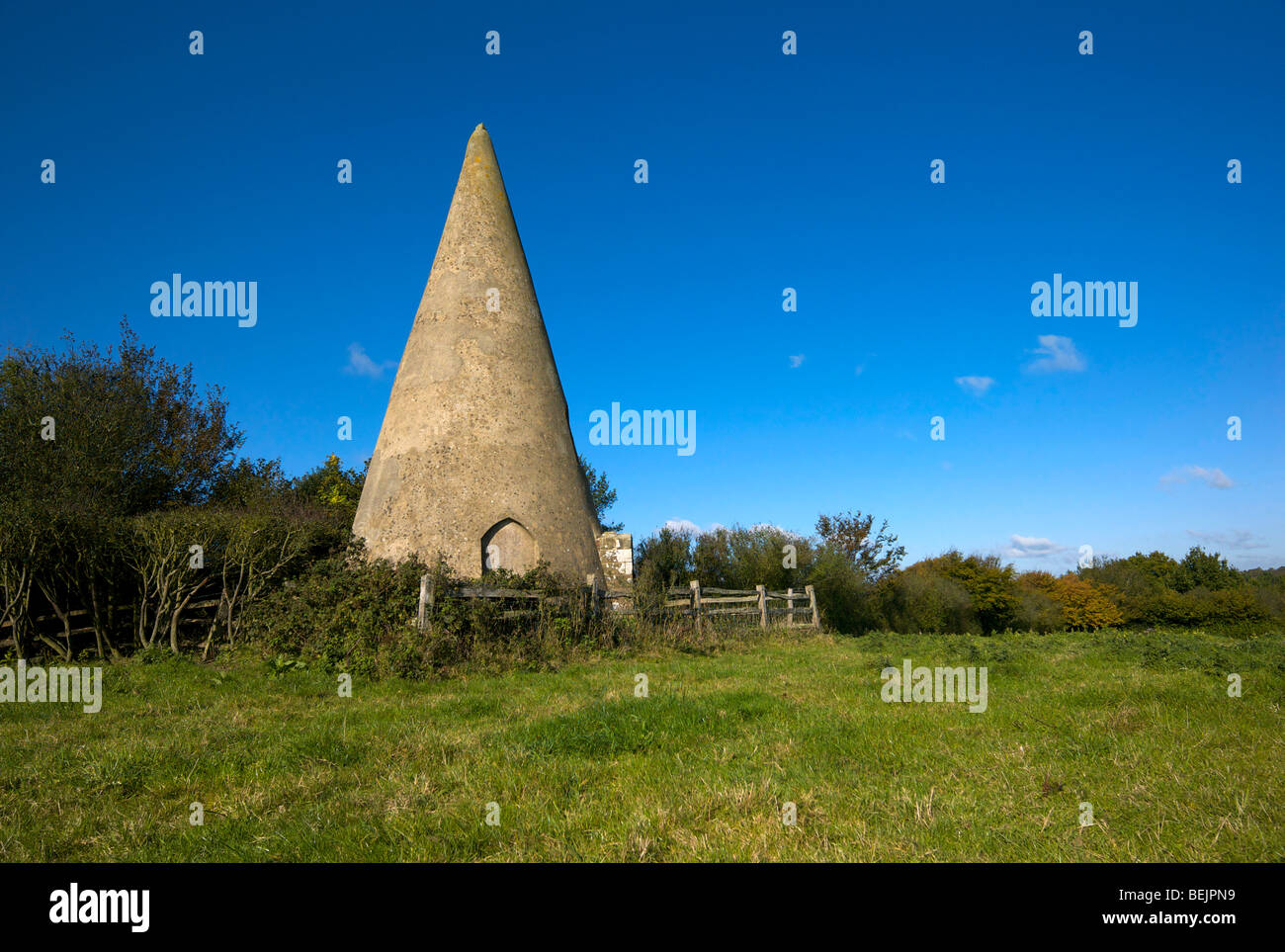 The Sugar Loaf folly a 35ft cone-shaped structure built by Mad Jack ...