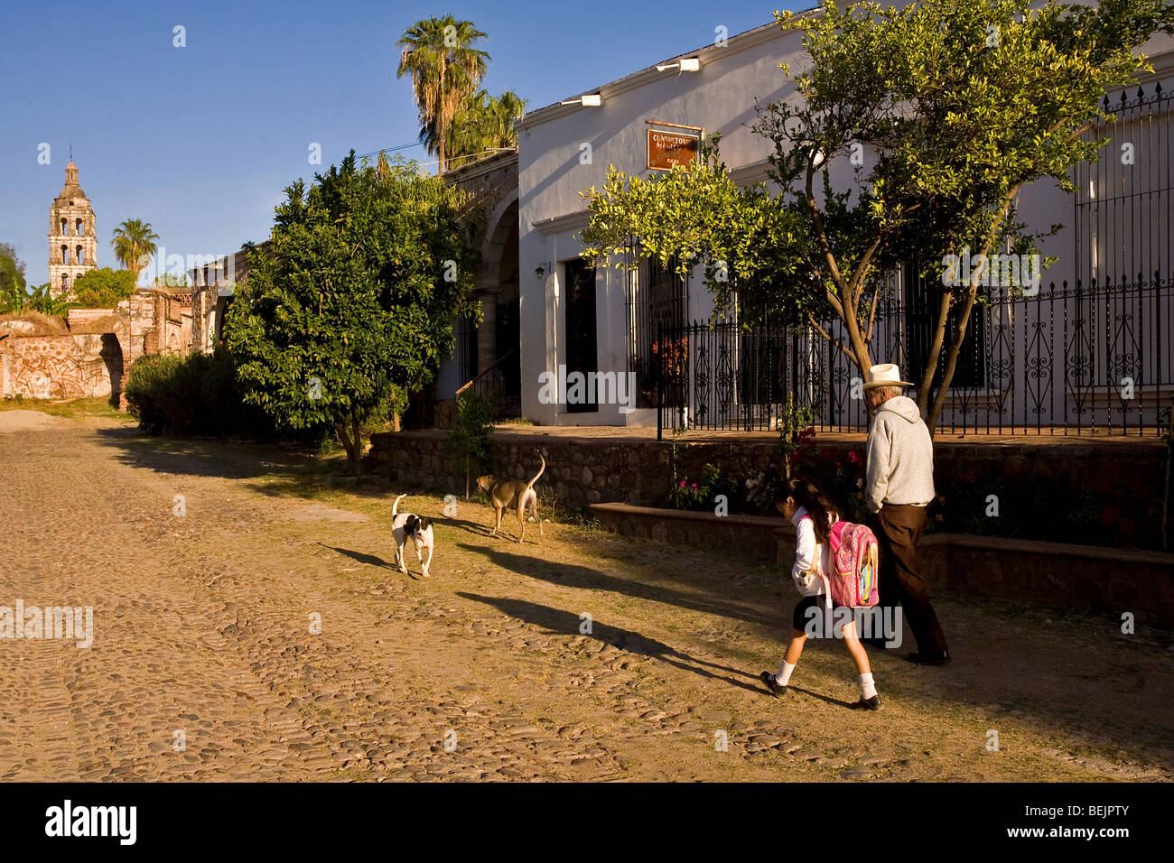 Daily life, Alamos, Sonora, Mexico, Central America Stock Photo - Alamy