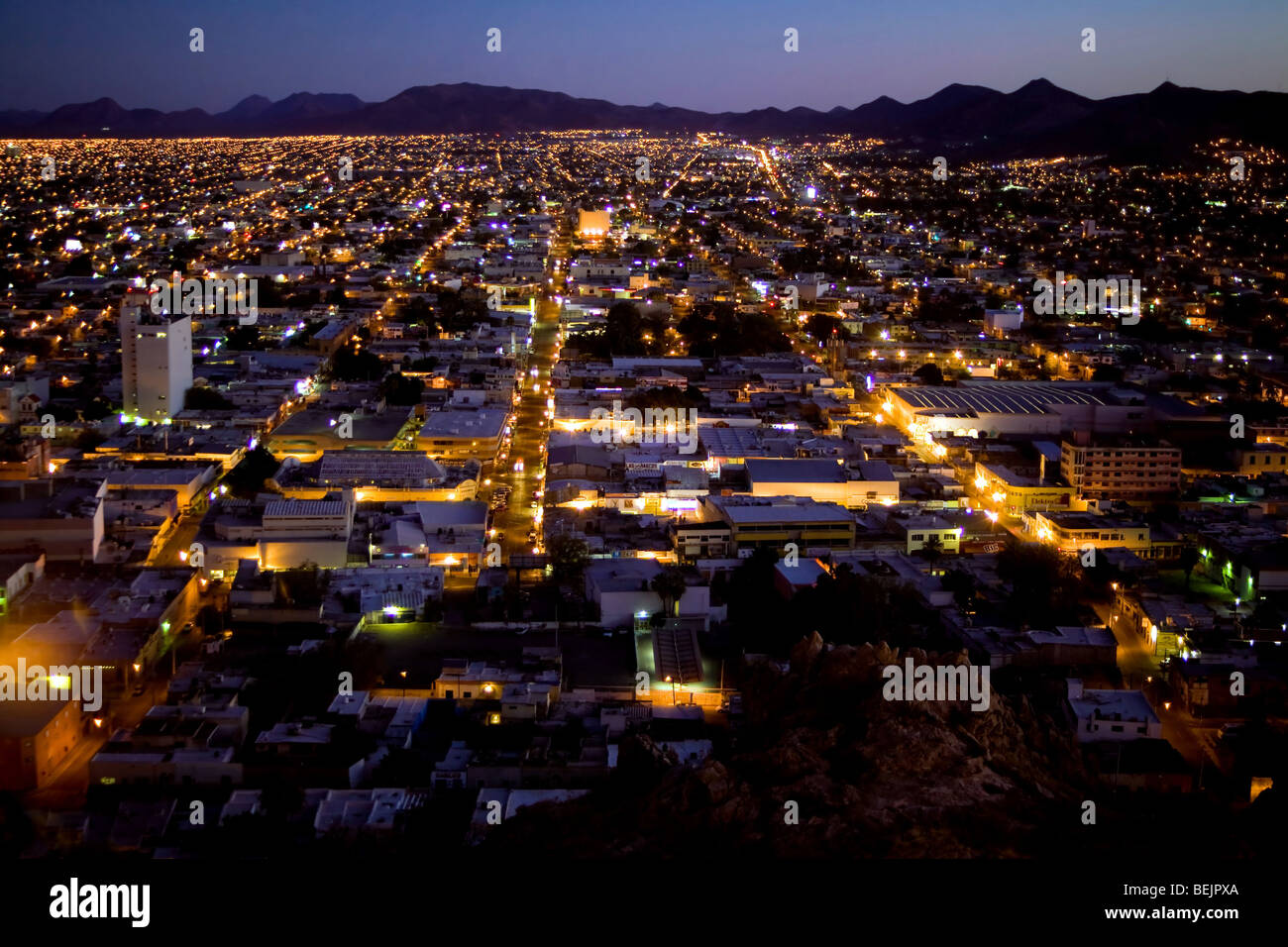 Landscape, Hermosillo, Sonora State, Mexico, Central America Stock ...