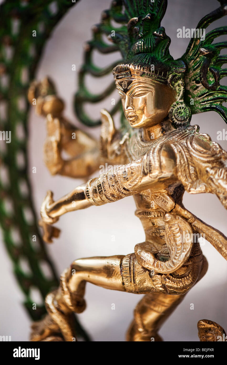 Dancing lord Shiva statue, Nataraja, Hindu God Stock Photo - Alamy