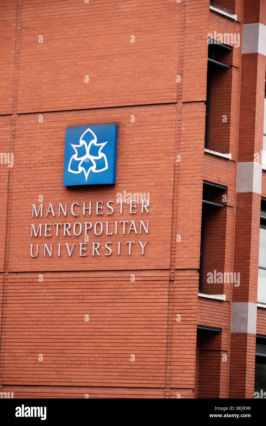 Manchester metropolitan university sign hi-res stock photography and ...