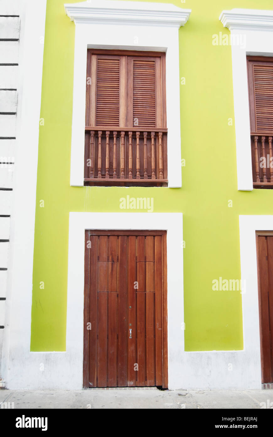 Closed door of a house Stock Photo - Alamy