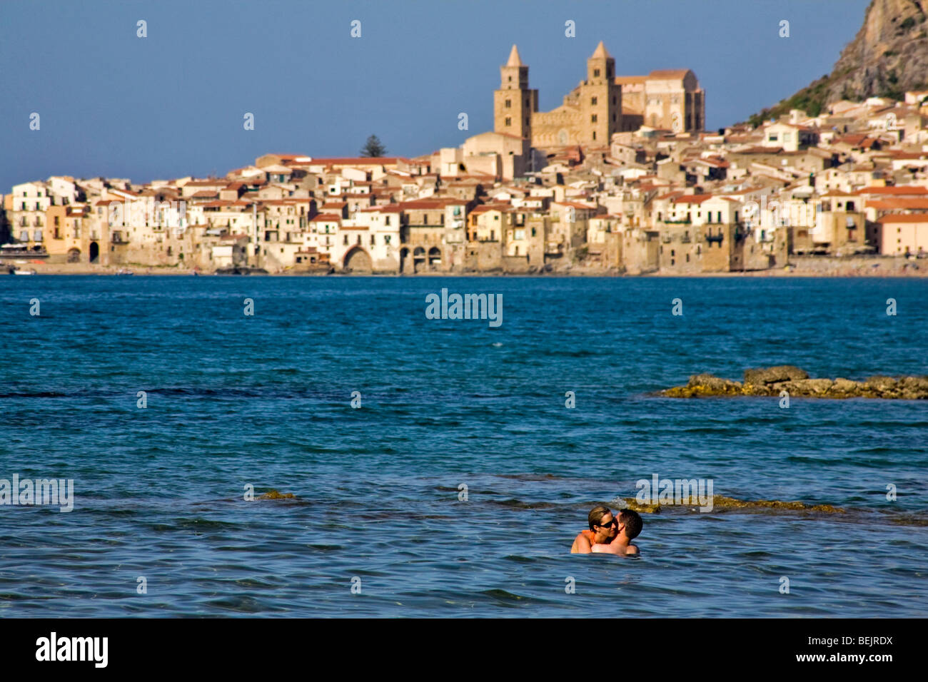 Cefalï¿½, cityscape, Sicily, Italy Stock Photo - Alamy