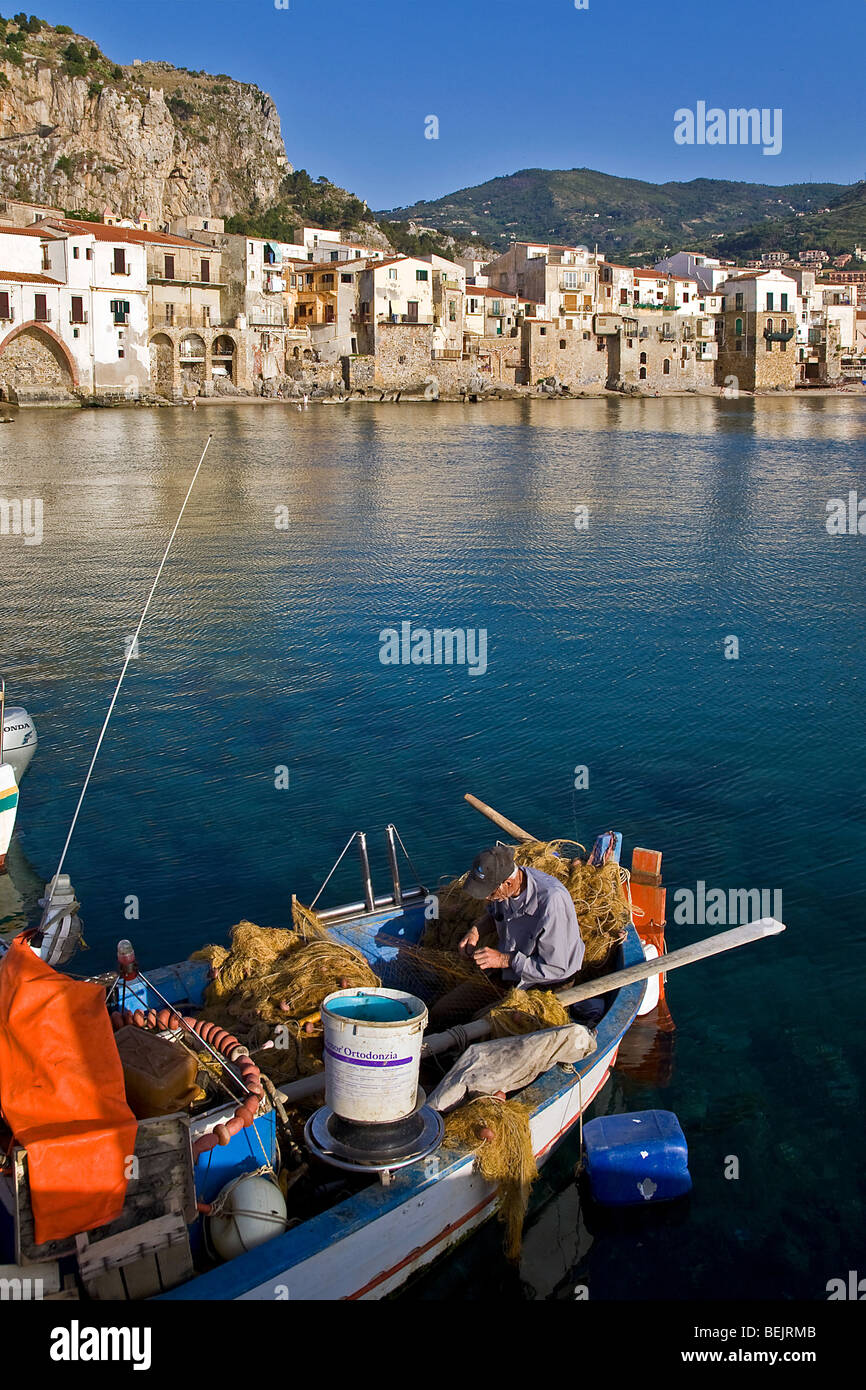Cefalï¿½, Sicily, Italy Stock Photo - Alamy
