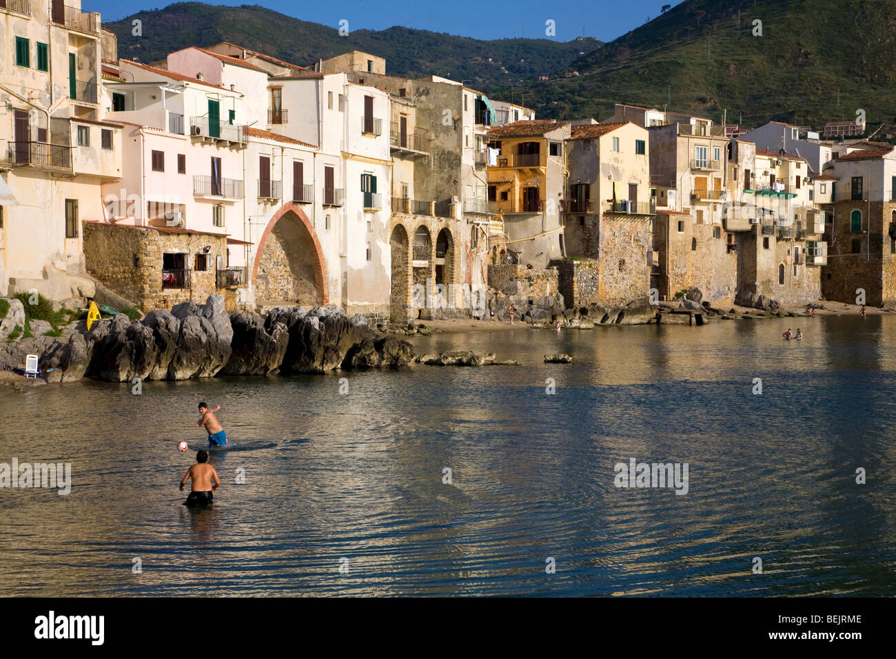 Cefalï¿½, Sicily, Italy Stock Photo - Alamy
