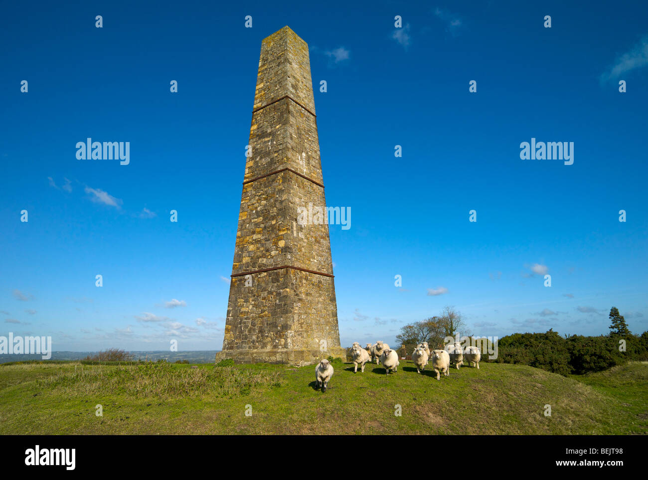 The Obelisk or Brightling Needle built by Mad Jack Fuller to maybe mark ...