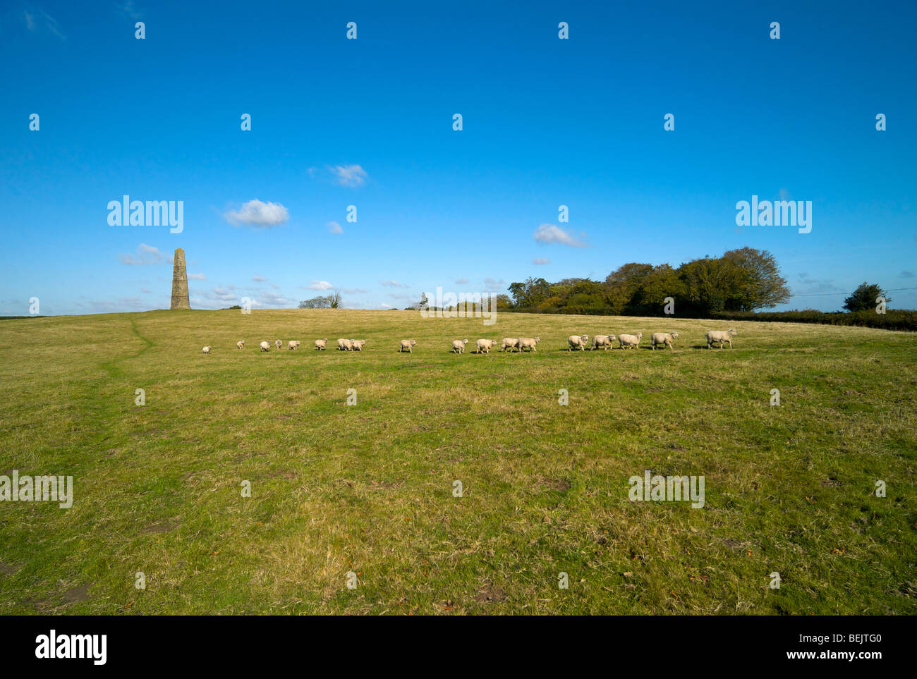 The Obelisk or Brightling Needle built by Mad Jack Fuller to maybe mark ...