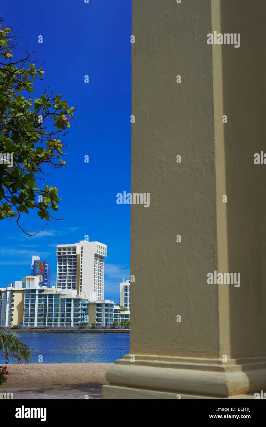 Buildings at the waterfront, San Juan, Puerto Rico Stock Photo - Alamy