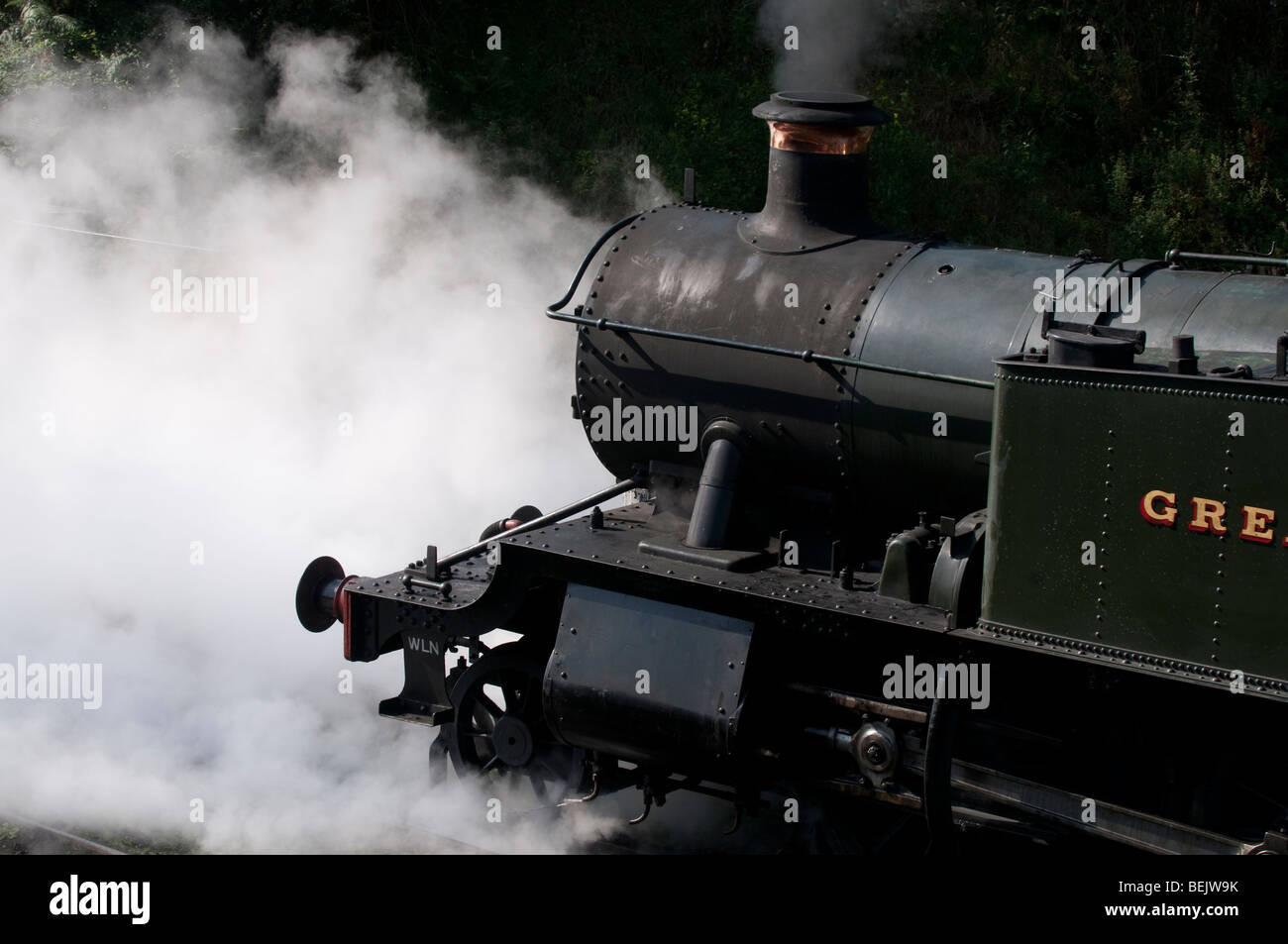 Steam funnel railway locomotive hi-res stock photography and images - Alamy