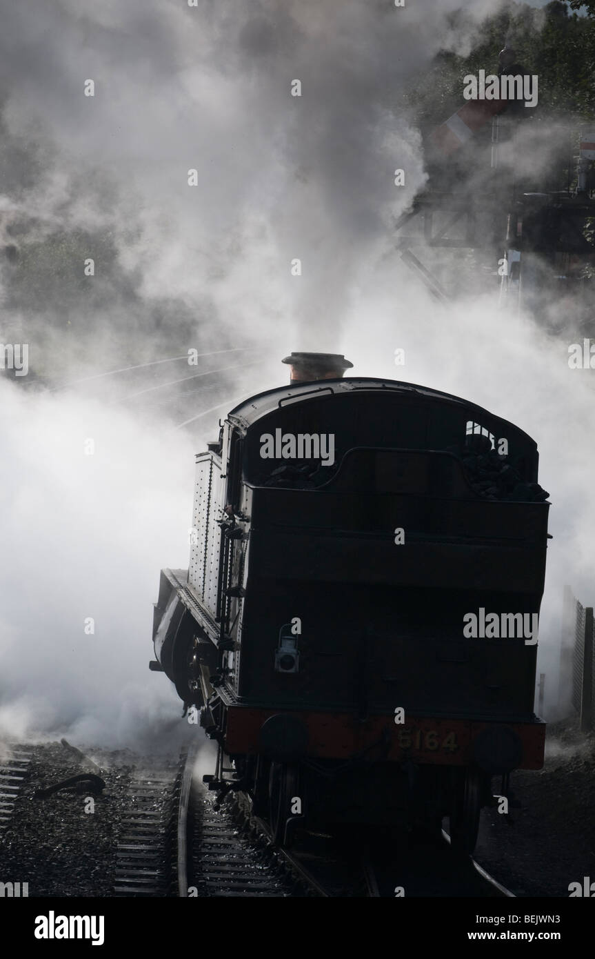 Steam funnel railway locomotive hi-res stock photography and images - Alamy