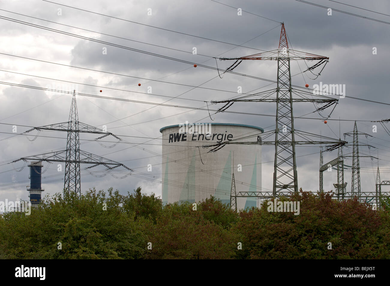RWE Energy gas-fired power station, Germany Stock Photo - Alamy