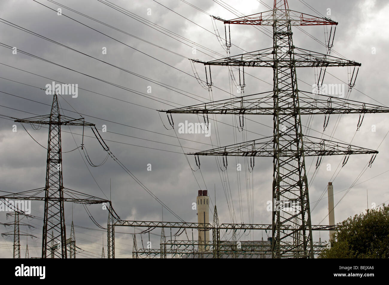 RWE Energy gas-fired power station, Germany Stock Photo - Alamy