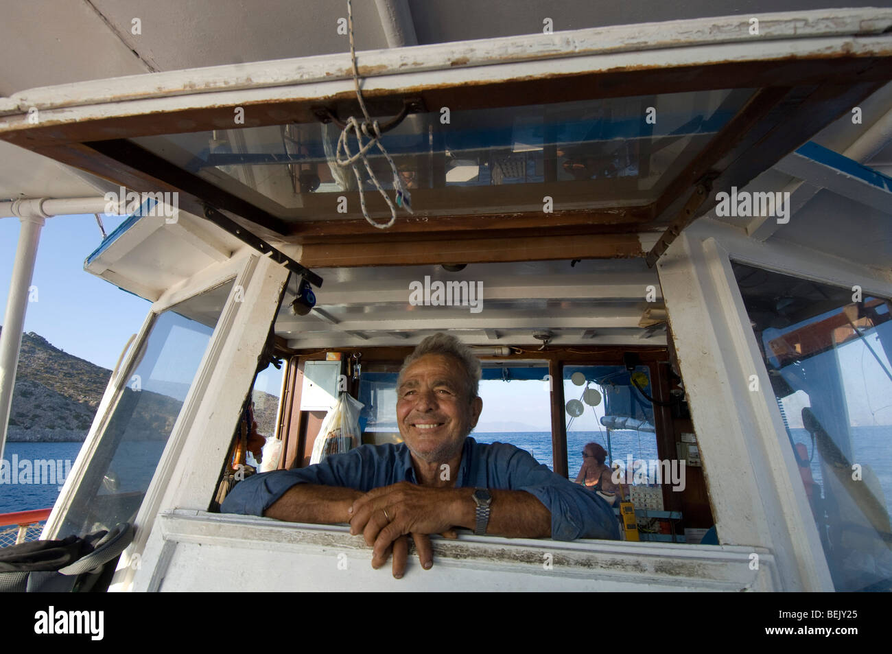 Greek fishing boat hi-res stock photography and images - Alamy