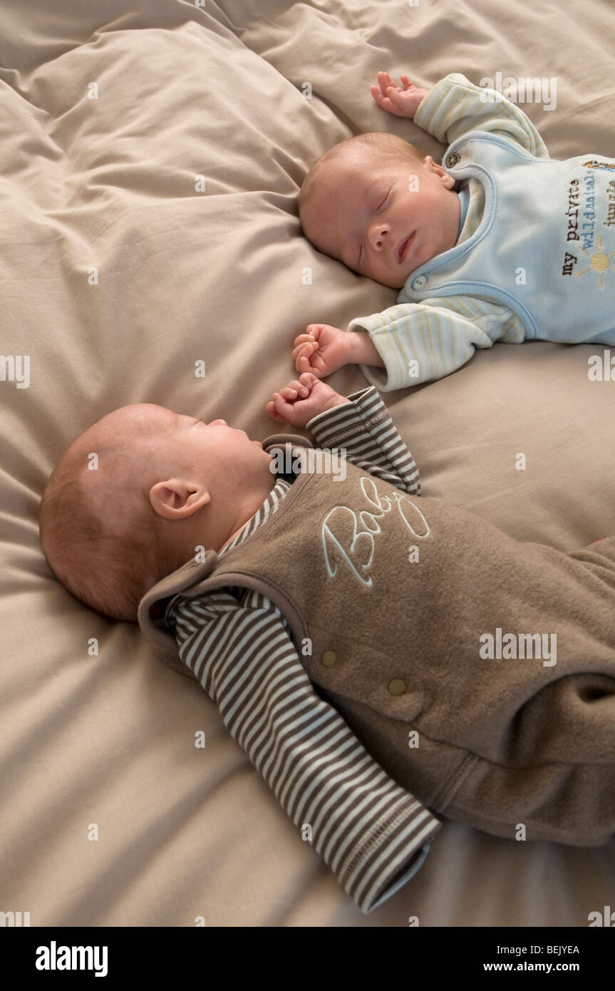 Native Twins Sleeping