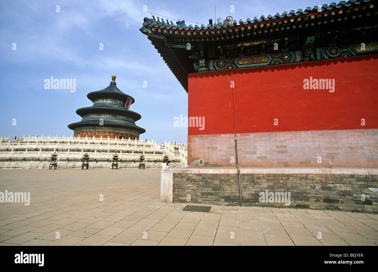 Hall of Prayer for Good Harvest in background, Temple of Heaven complex ...