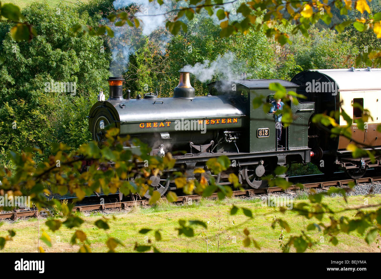 Steam tank locomotive pulling hi-res stock photography and images - Alamy