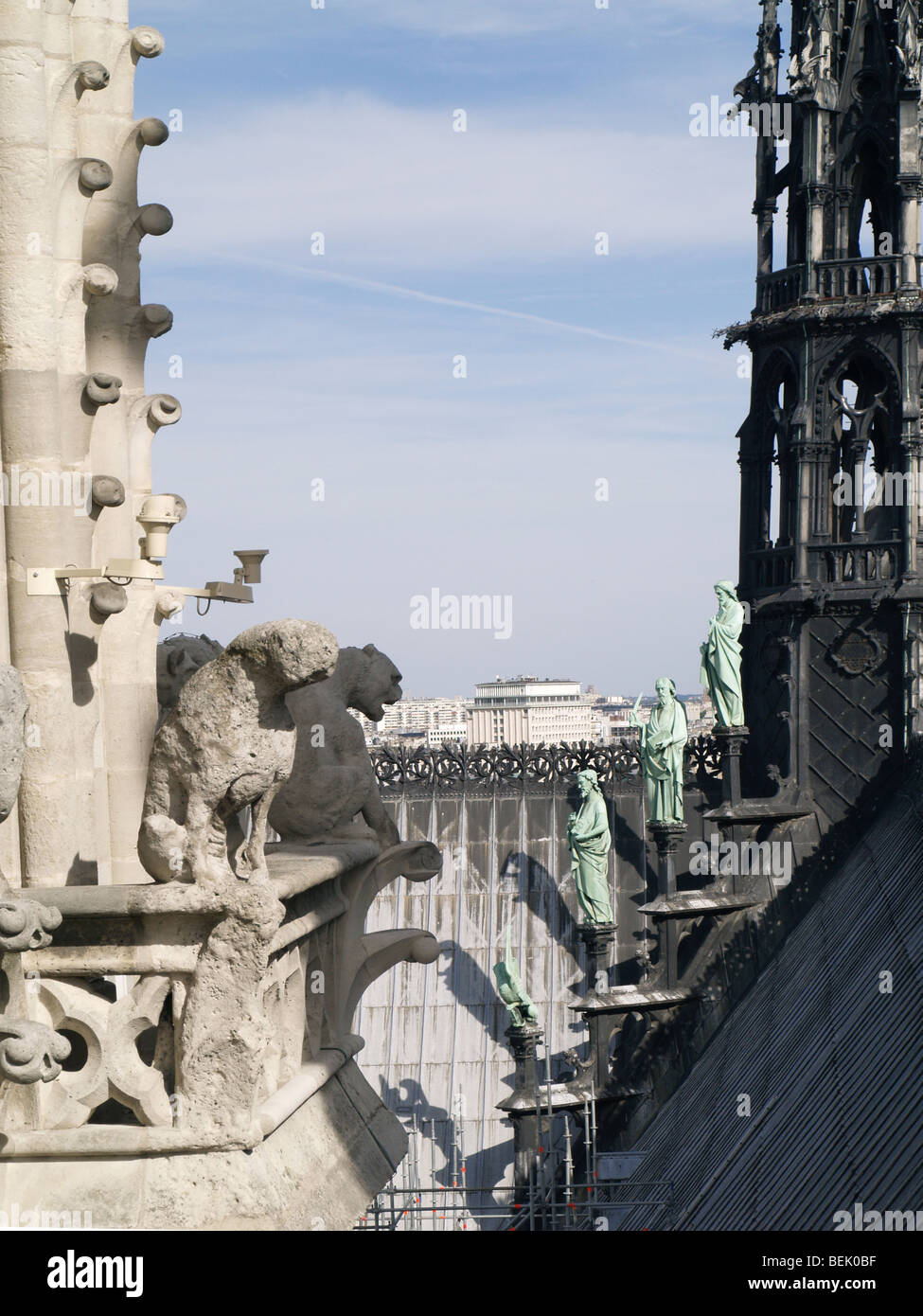 Paris, France Gallery of Chimeras Stock Photo - Alamy