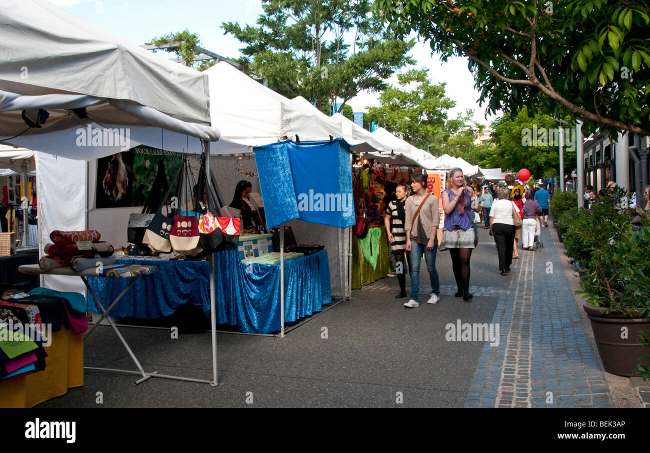 Brisbane shopping market hi-res stock photography and images - Alamy