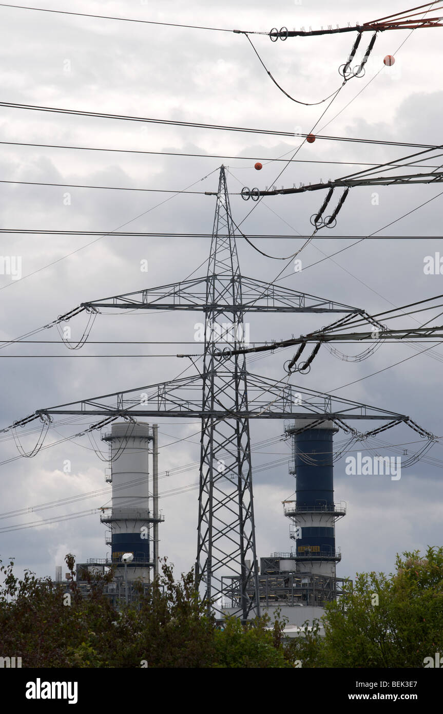 RWE Energy gas-fired power station, Germany Stock Photo - Alamy