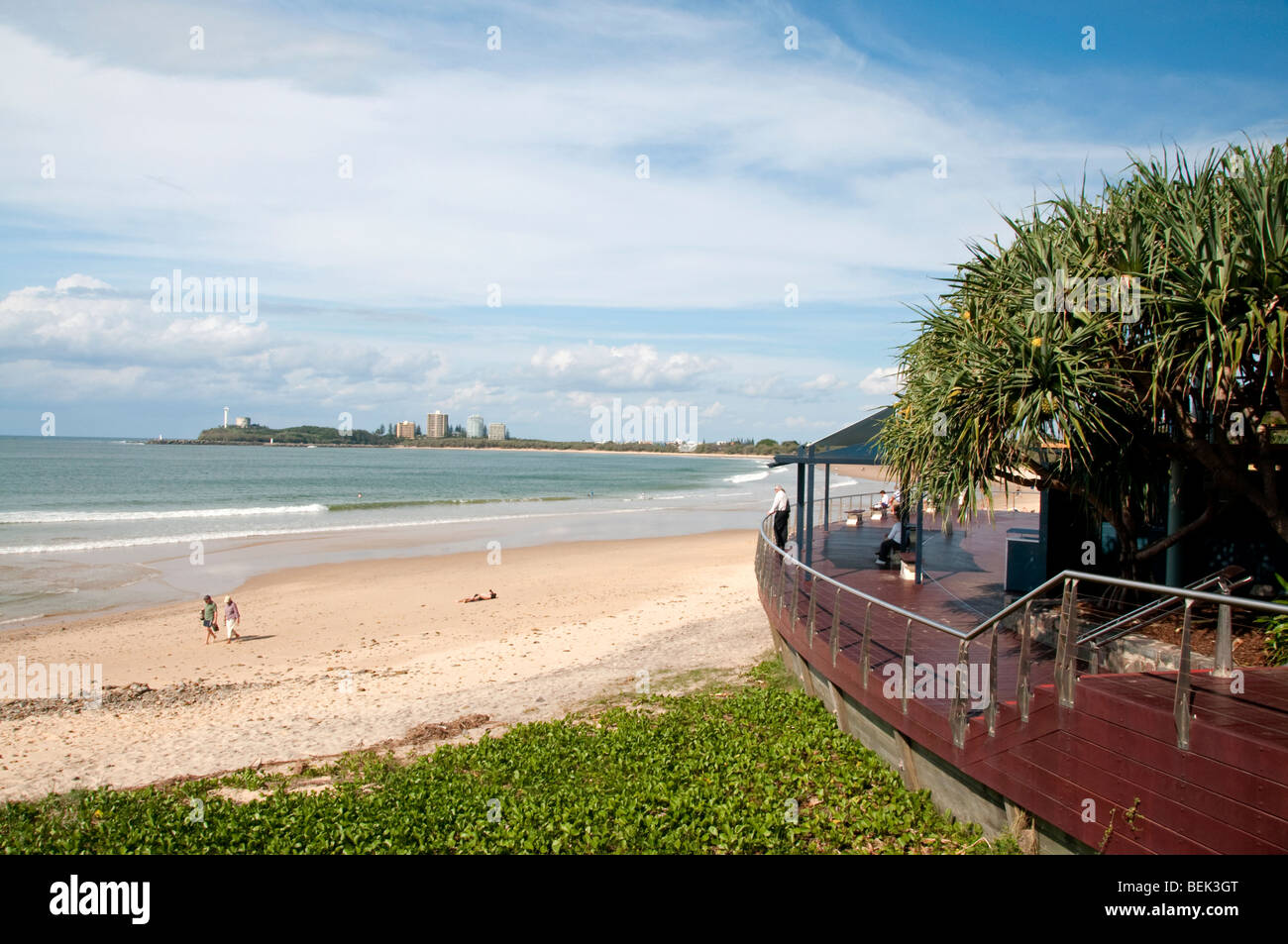 Mooloolaba Beach on the Sunshine Coast, Queensland, Australia Stock ...