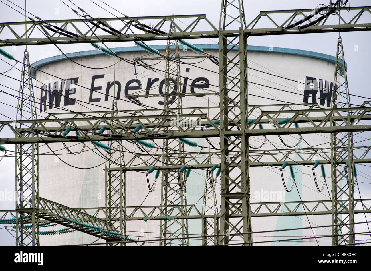 RWE Energy gas-fired power station, Germany Stock Photo - Alamy