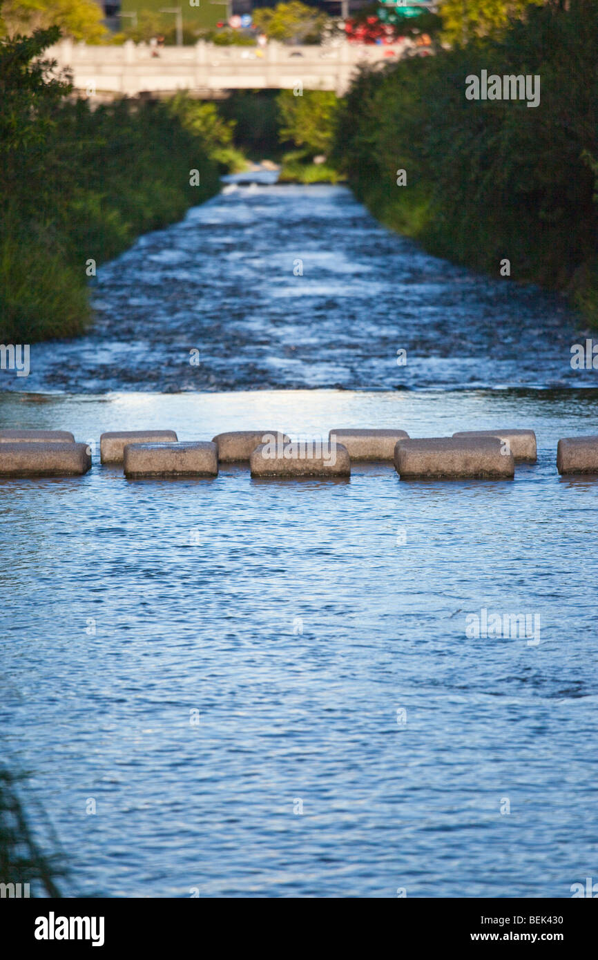 Cheonggyecheon River in Seoul South Korea Stock Photo - Alamy