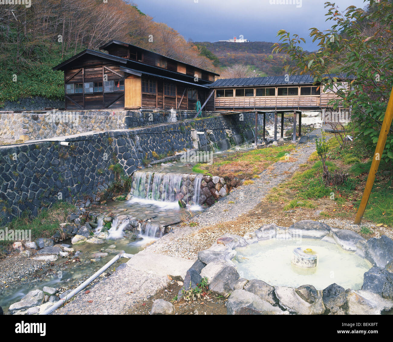 Nasuyumoto hot spring, Tochigi Prefecture, Japan Stock Photo - Alamy