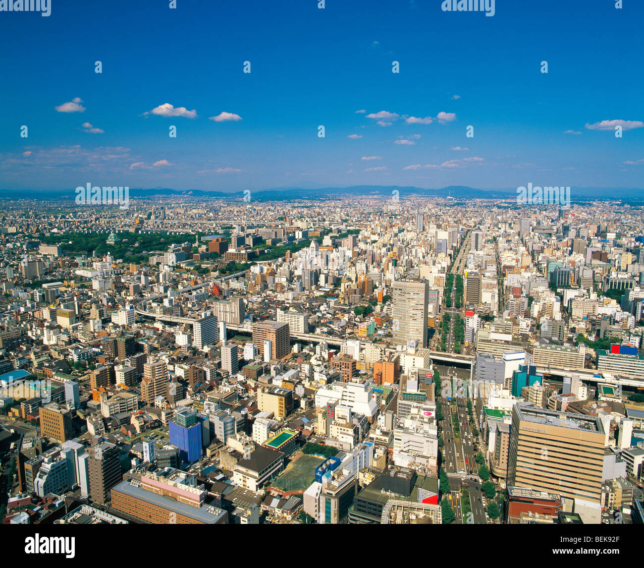 Nagoya seen from JR central tower, Nakamura-ku, Nagoya, Aichi ...