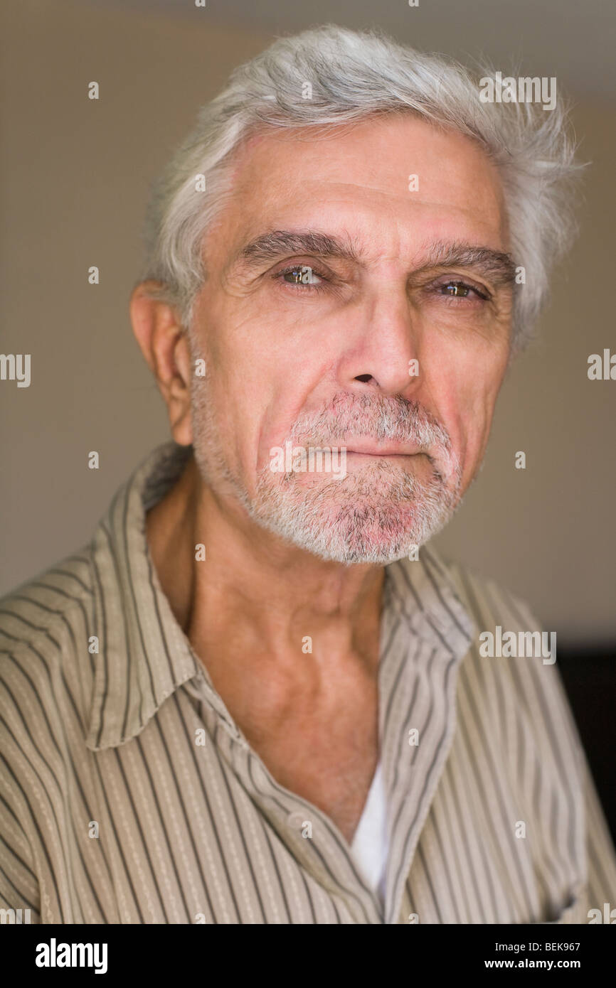 Portrait of a man thinking, San Juan, Puerto Rico, USA Stock Photo - Alamy