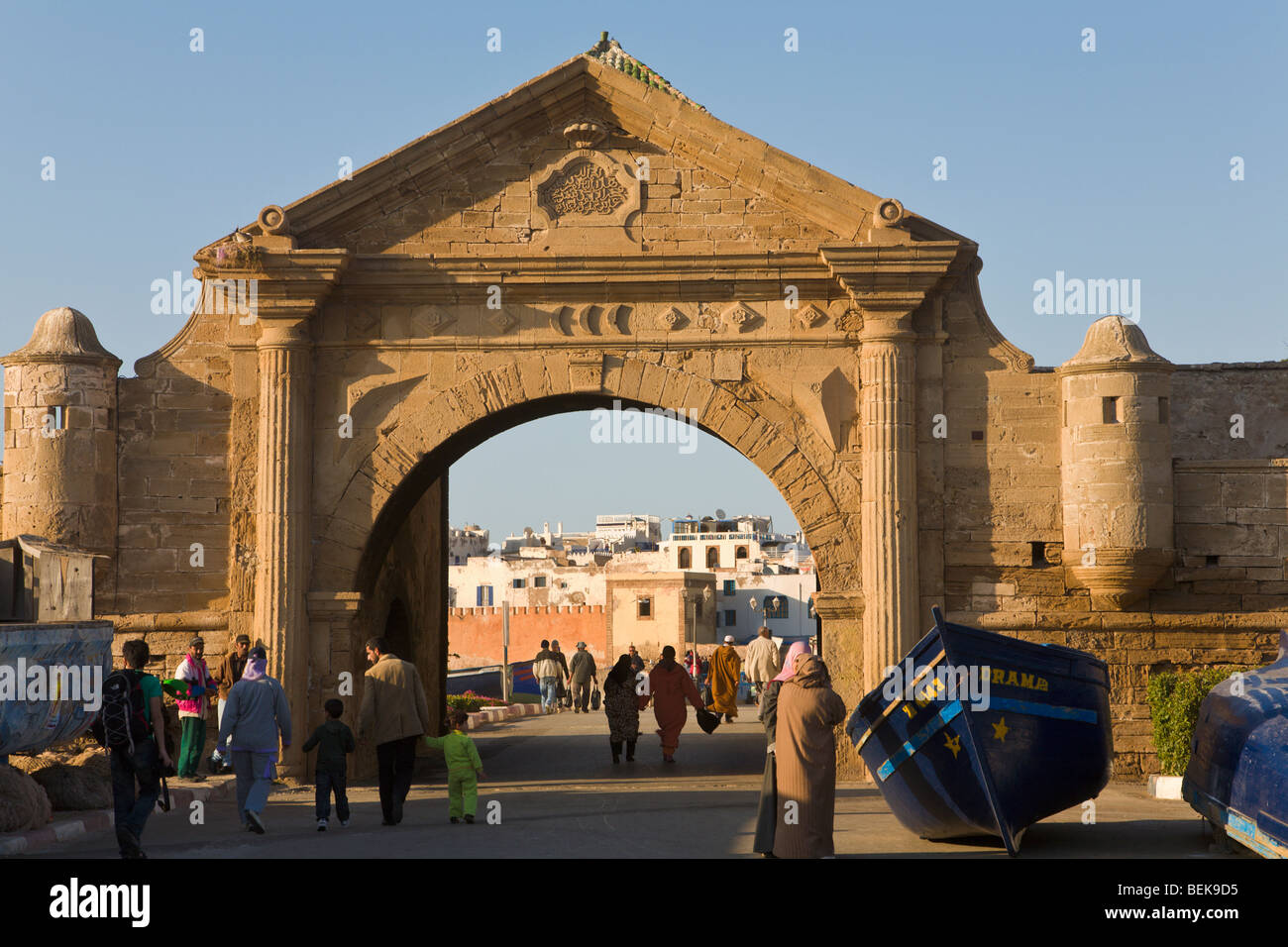 City gate and walls of Essaouira Morocco Stock Photo - Alamy