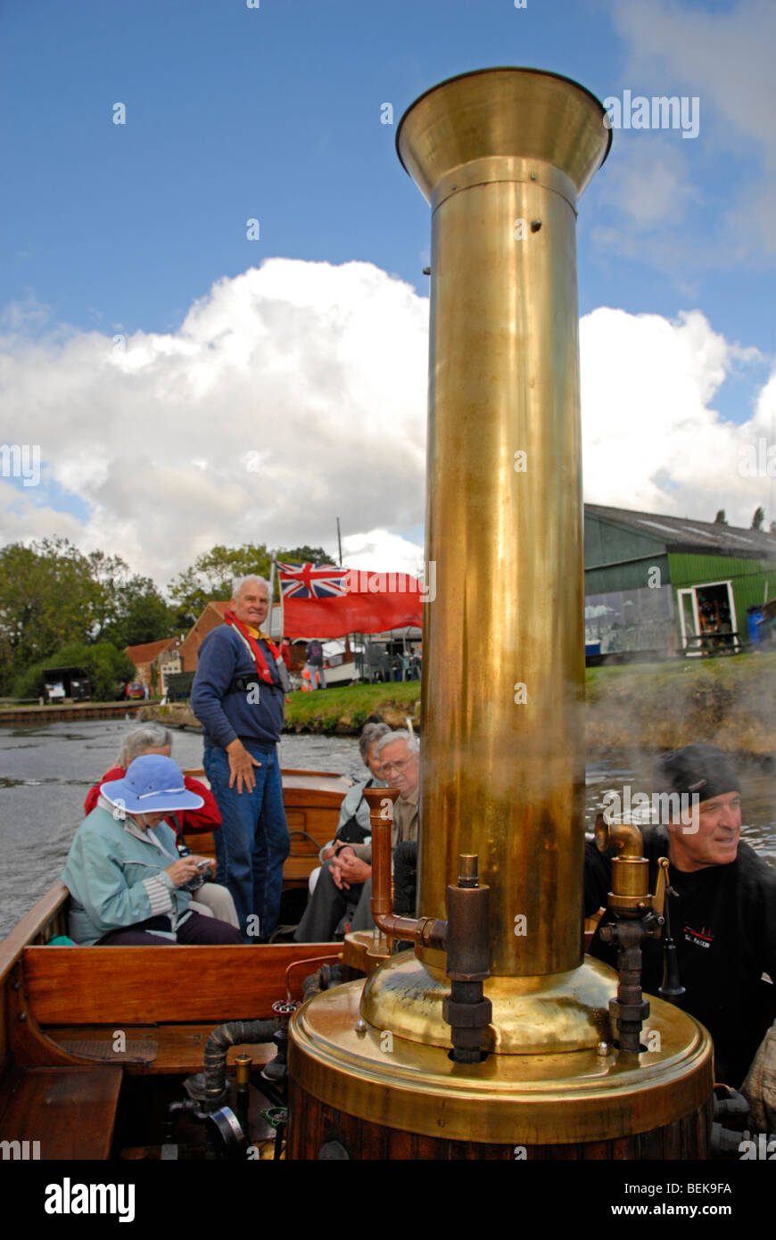 Small steam powered boat on hi-res stock photography and images - Alamy