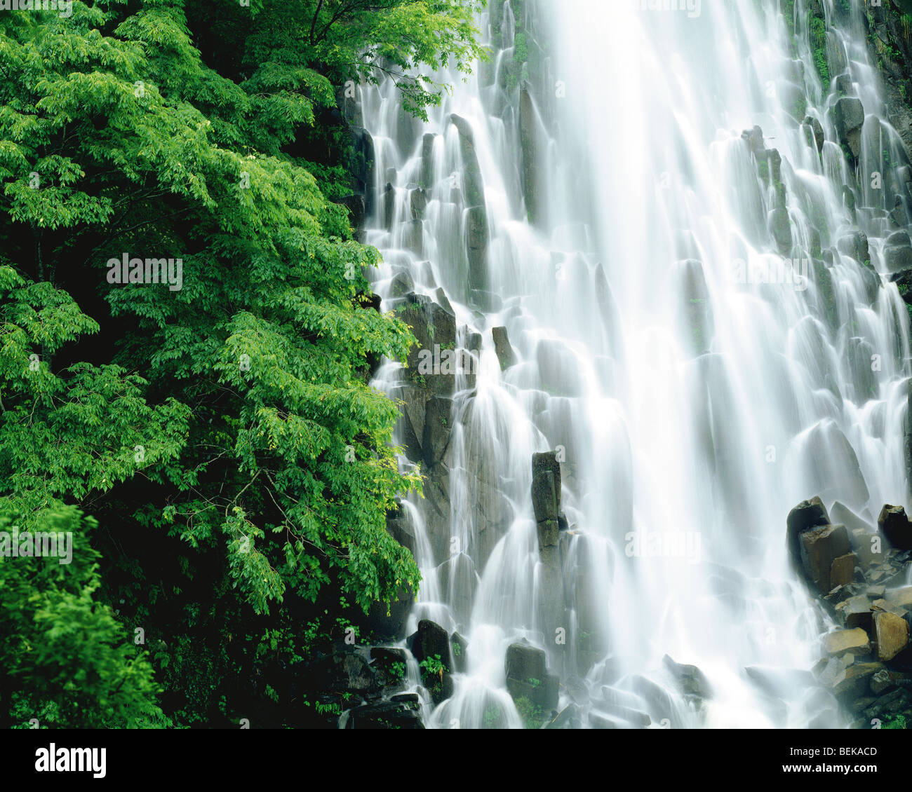 Waterfall in Nagano Prefecture, Japan Stock Photo - Alamy