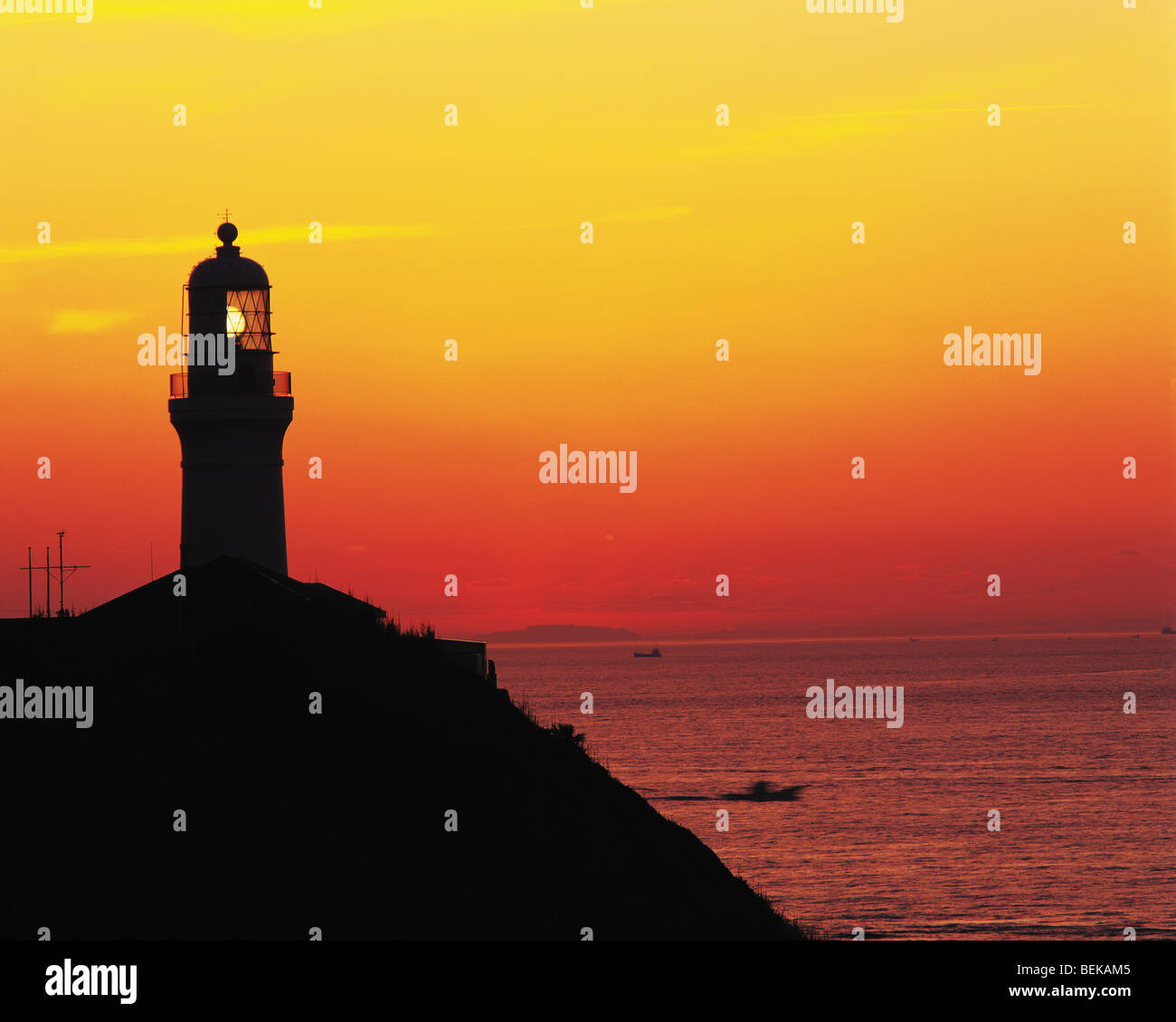 Omaezaki lighthouse omaezaki shizuoka japan hi-res stock photography ...