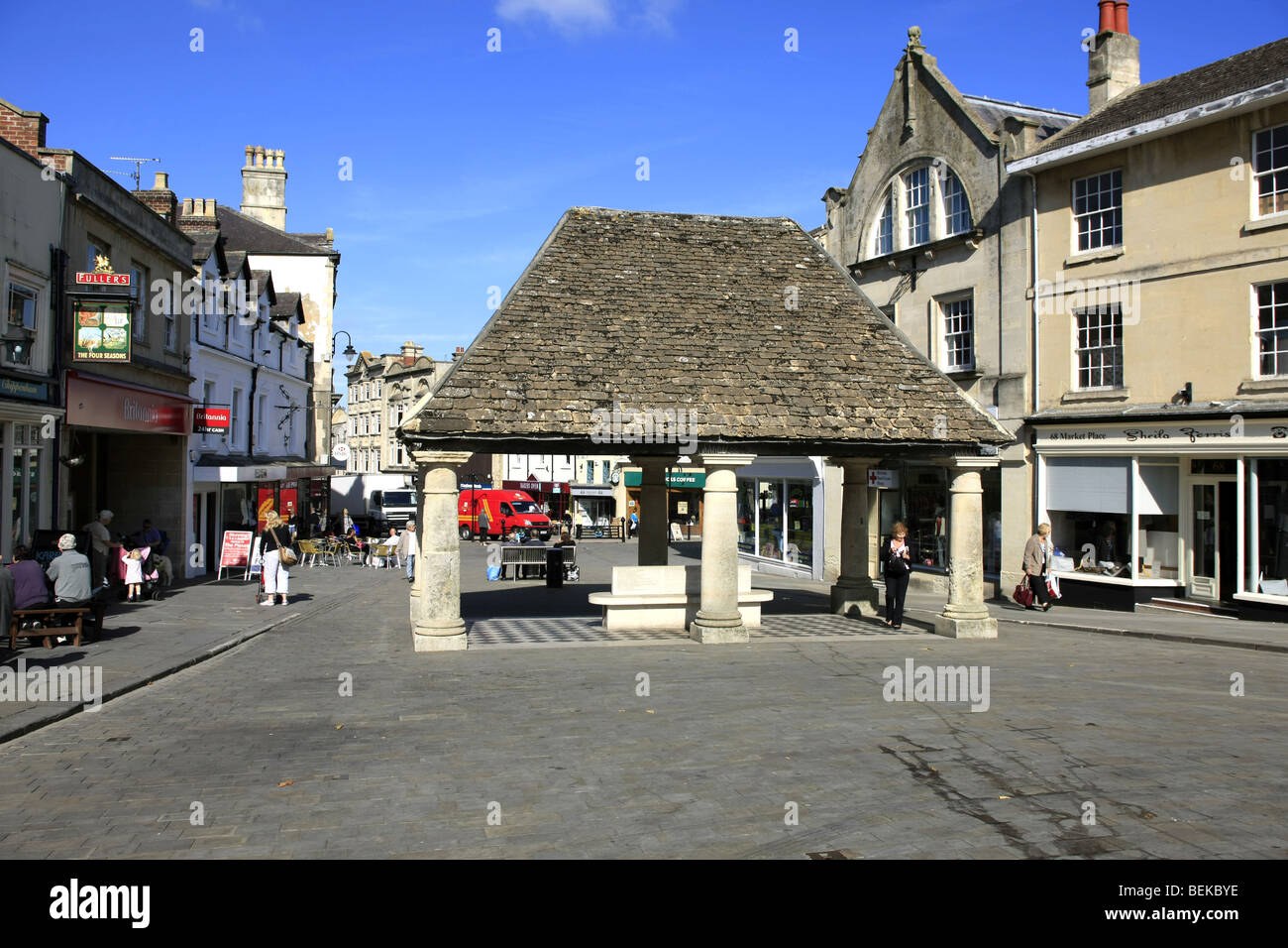 The Buttercross Market Place in Chippenham Wiltshire Stock Photo - Alamy