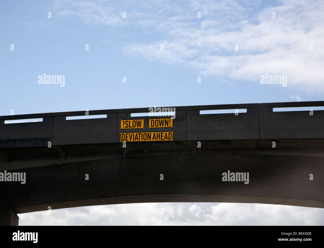 Deviation sign hi-res stock photography and images - Alamy