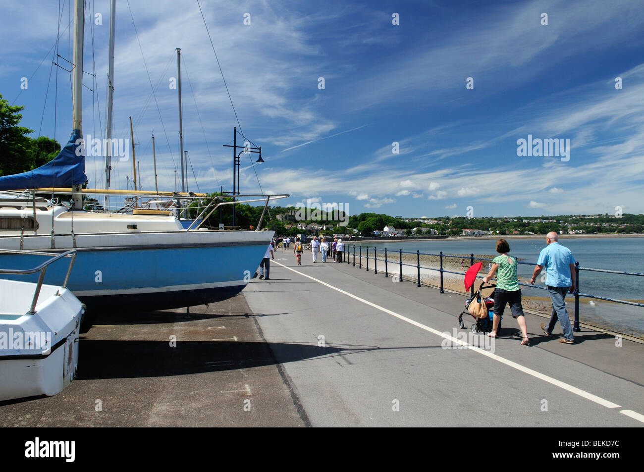 The Promenade at The Mumbles, Wales UK Stock Photo - Alamy