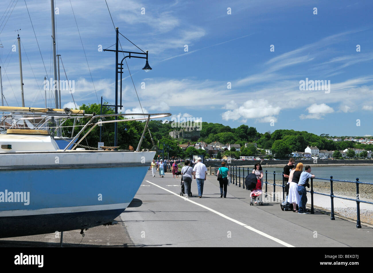 The Promenade at The Mumbles Stock Photo - Alamy