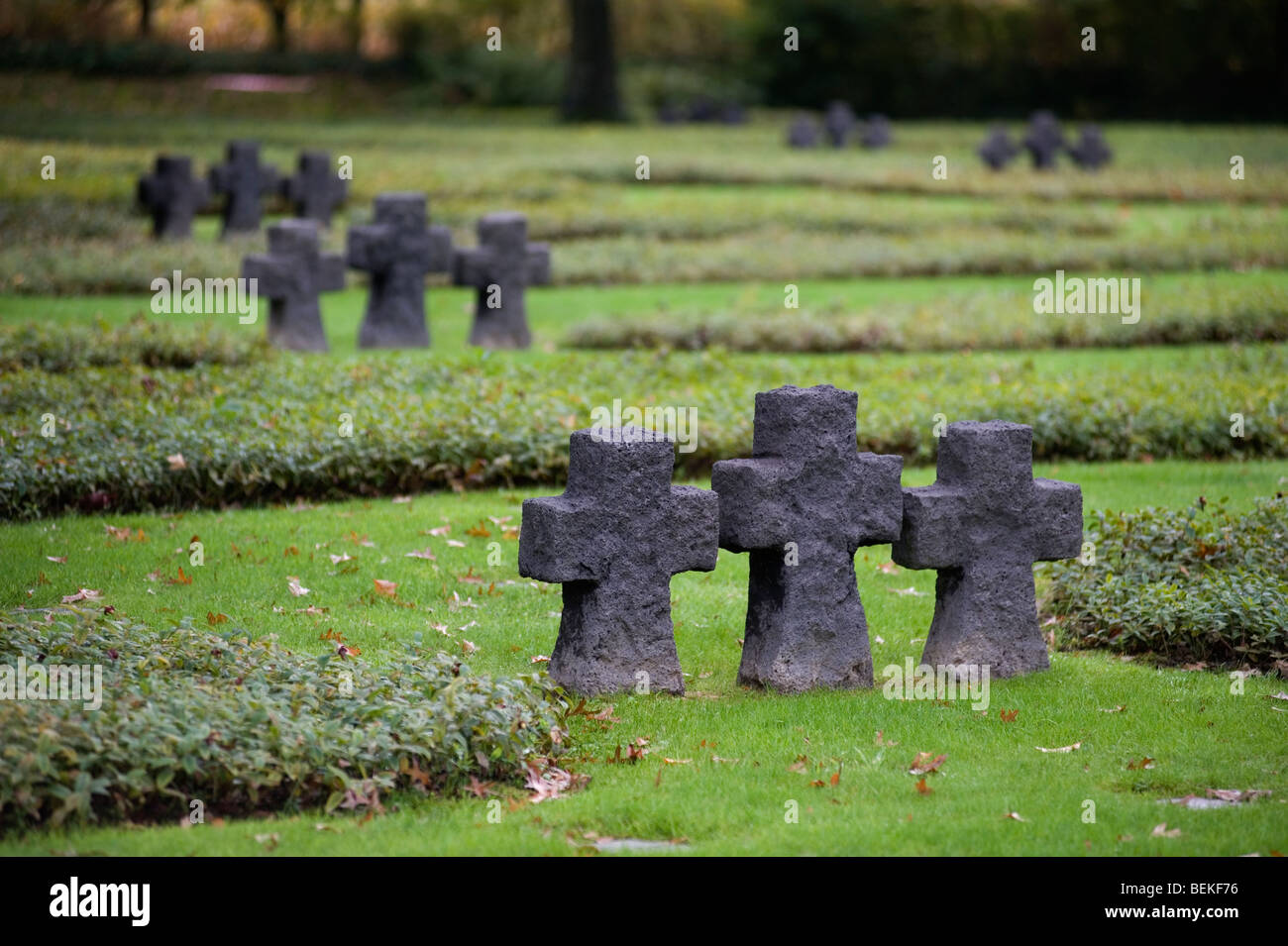 Marigny WW2 German War Cemetery, Normandy, France. 11,169 German ...