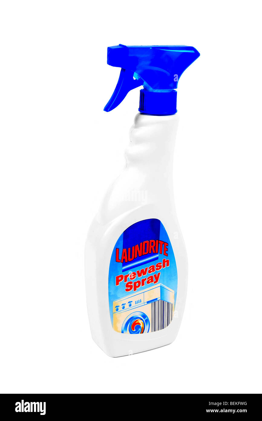 A white background Cut out of a Prewash Spray to help remove stubborn ...