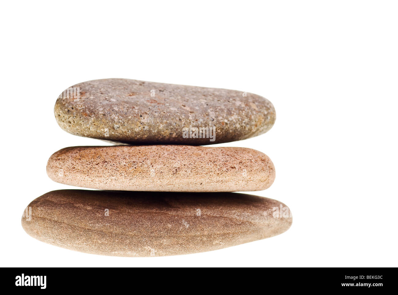 river rocks stacked isolated on a white background Stock Photo - Alamy