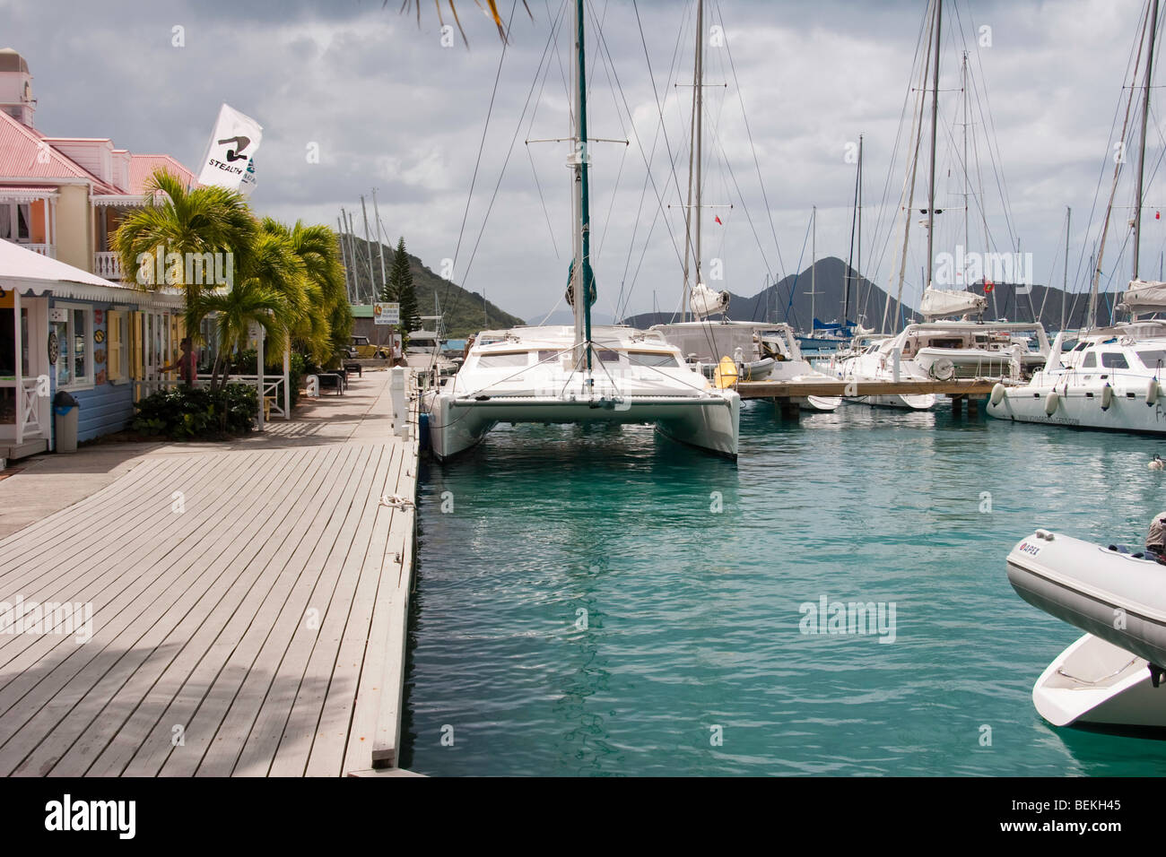Waterfront at Soper's Hole, BVI Stock Photo - Alamy