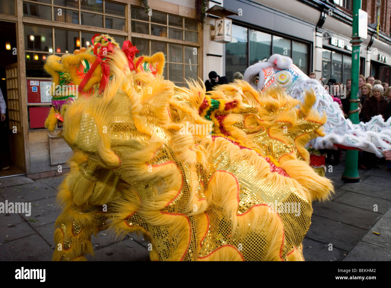 Chinese New Year street celebrations in the Chinese quarter of ...