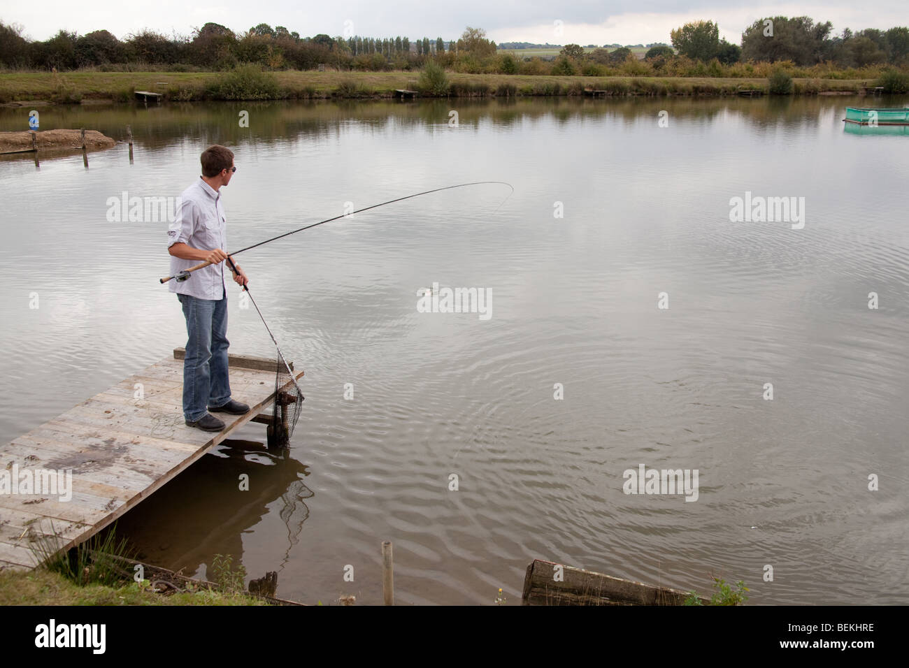 Landing freshly caught fish hi-res stock photography and images - Alamy
