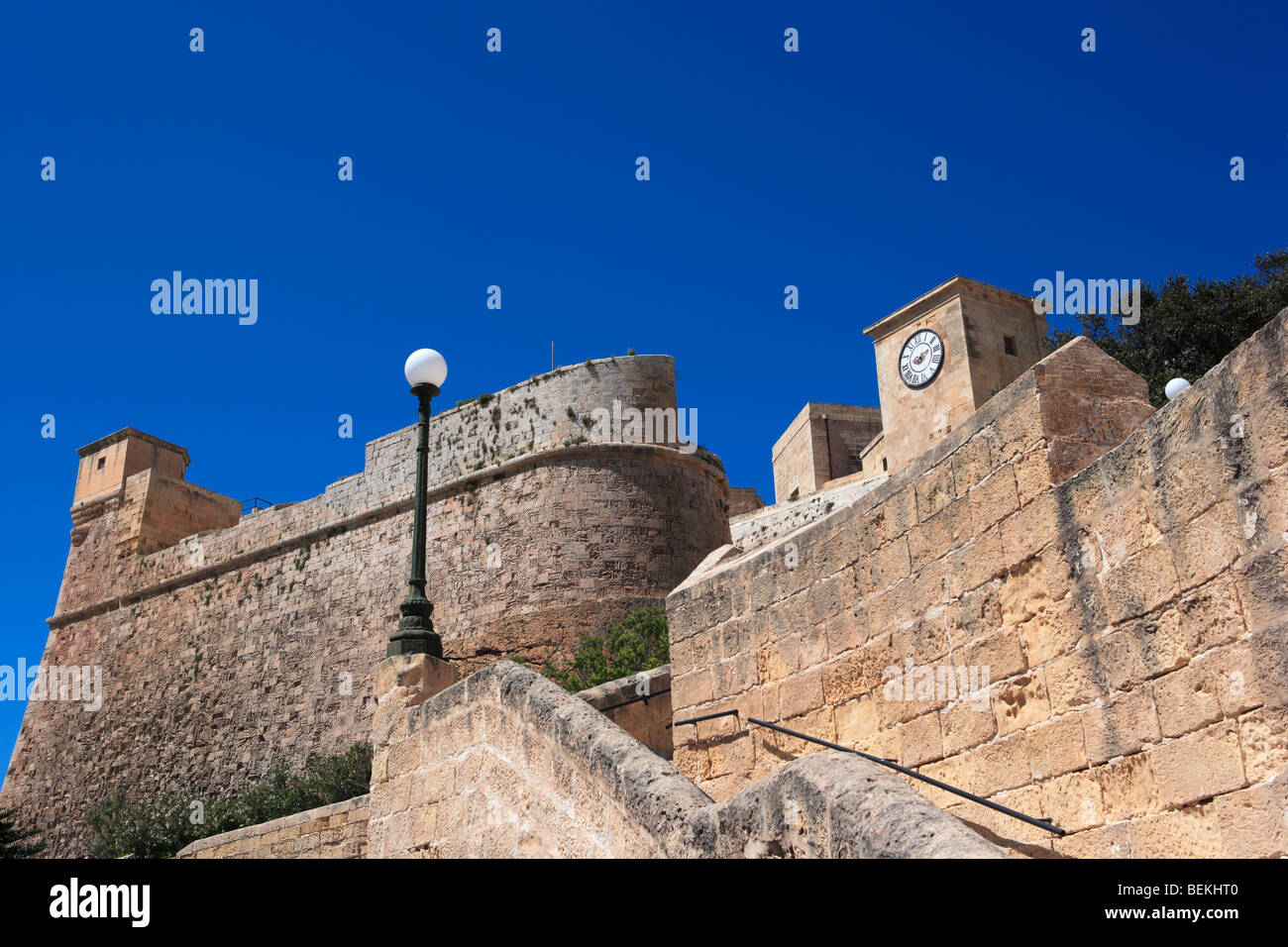 The Citadel ramparts, Victoria, Gozo, Malta Stock Photo - Alamy